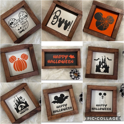 Disney Mickey Mouse Mini Wood Sign - Etsy