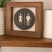 Farmhouse Restroom Sign: Rustic Wood Framed Unisex Decor - Etsy