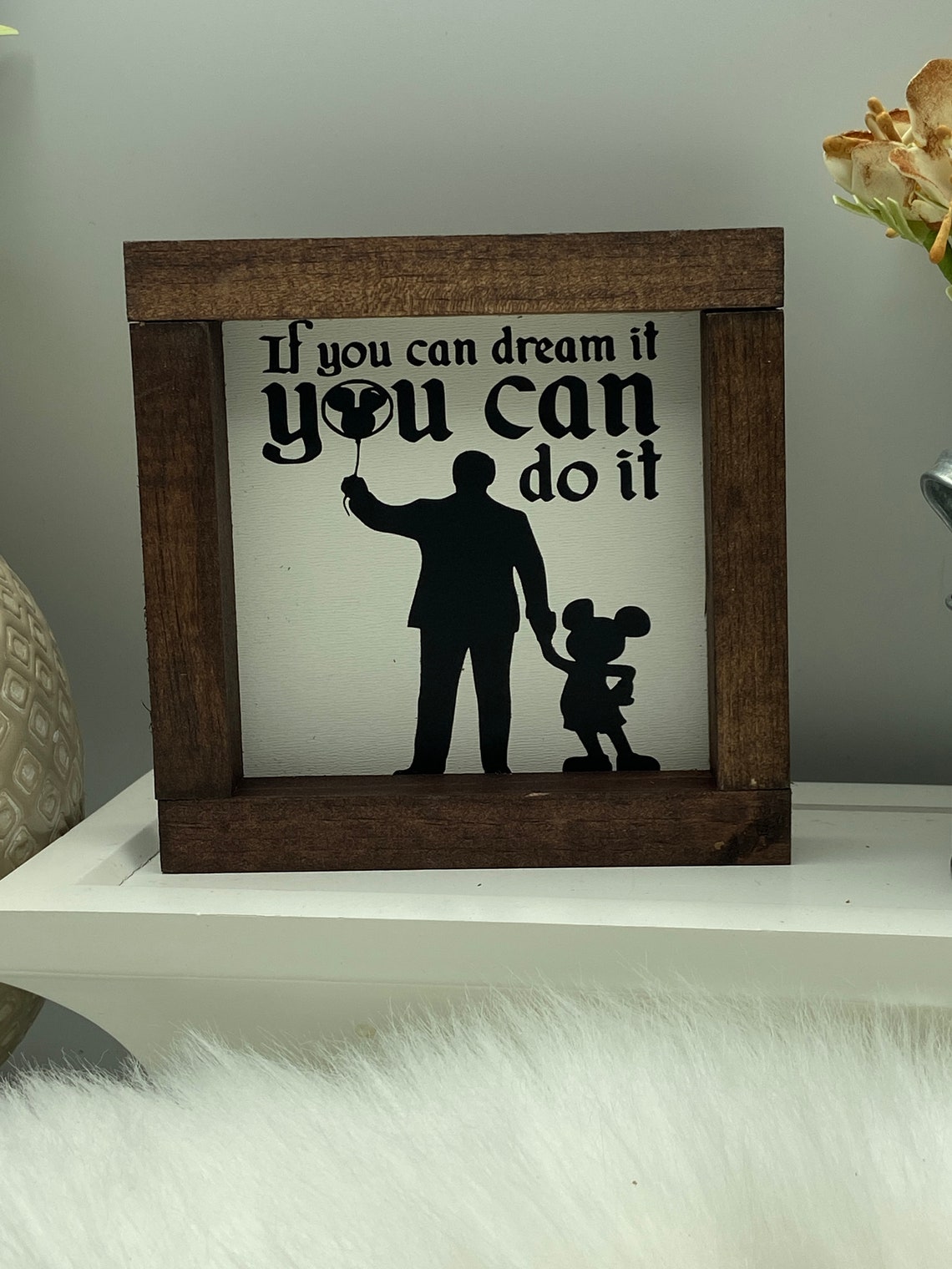 Disney Mickey Mouse Mini Wood Sign | Etsy