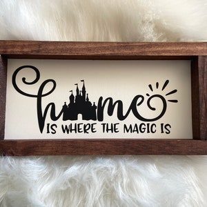 Disney Mickey Home 5x10 Wood Signs - Etsy