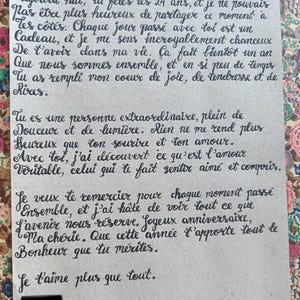 Handwritten Valentines Letter - Etsy
