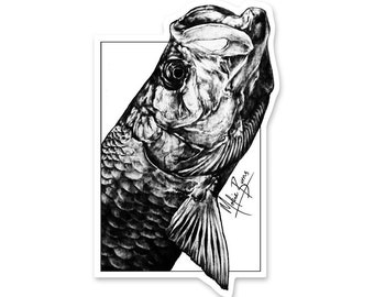 Tarpon decal | Etsy