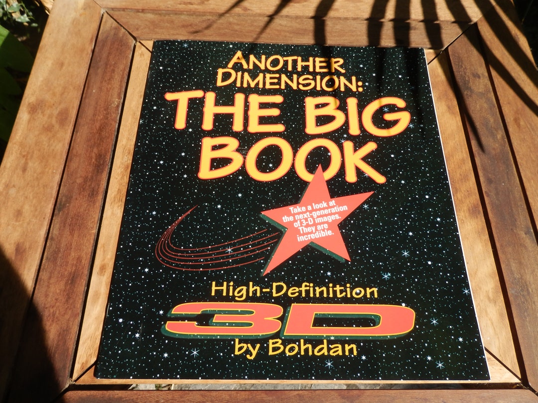 Another Dimension, the Big Book, Stereogram Book, 3D Vision, Optical ...