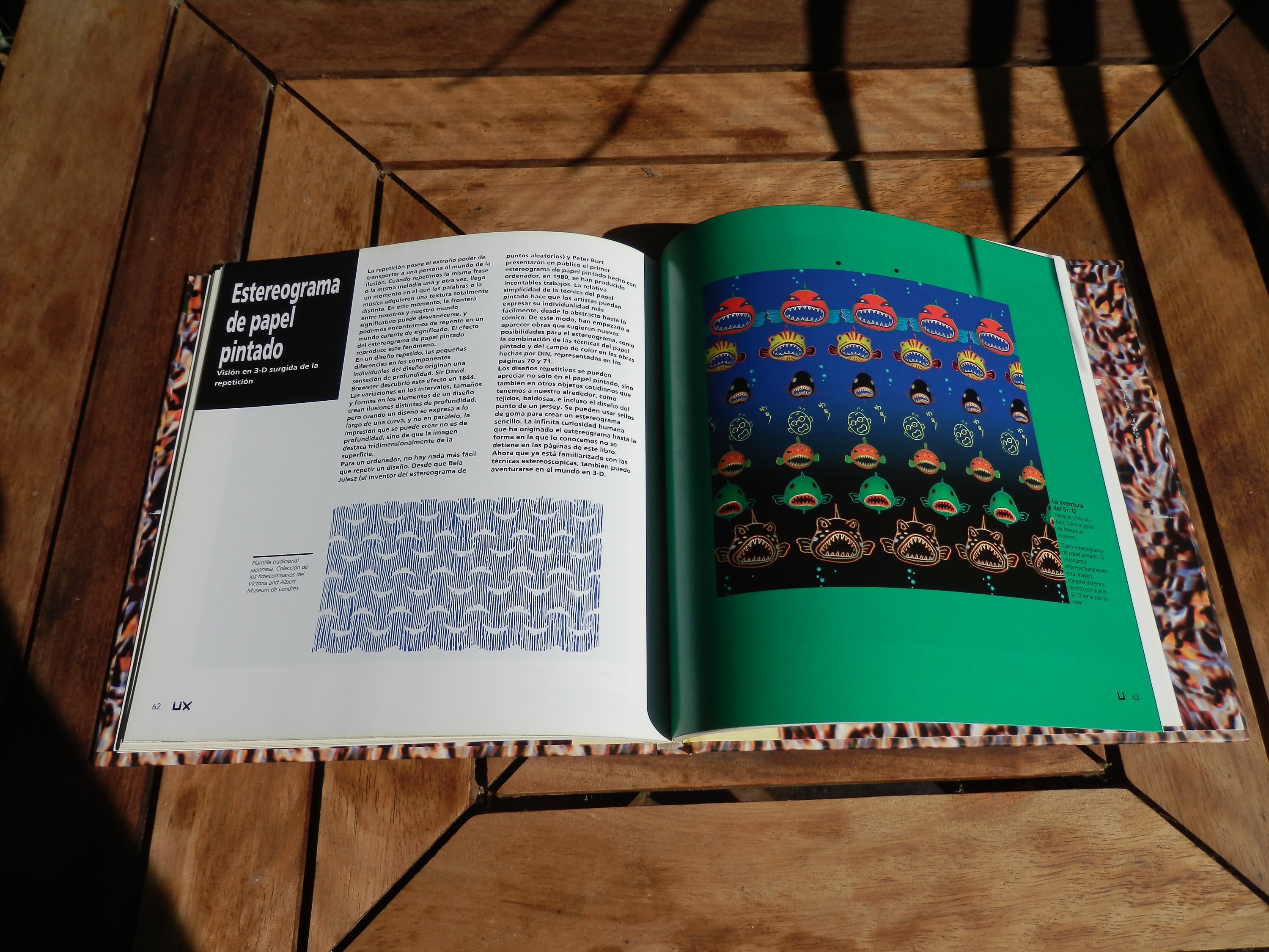 Stereogram Book, 3D Vision, Optical Illusion, 3D Images, Vintage Book ...