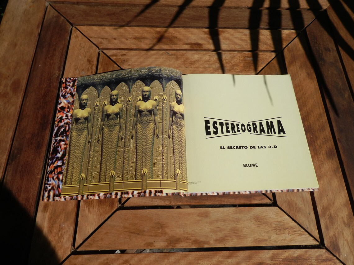 Stereogram Book 3D Vision Optical Illusion 3D Images - Etsy