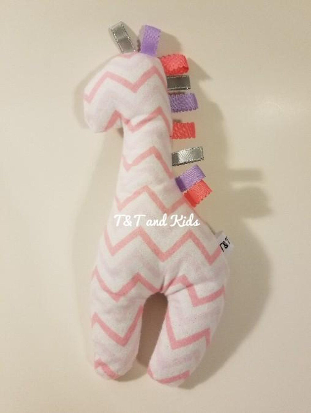 Giraffe Sensory Toy /sensory Baby Toy /baby Toy /giraffe /ribbon ...