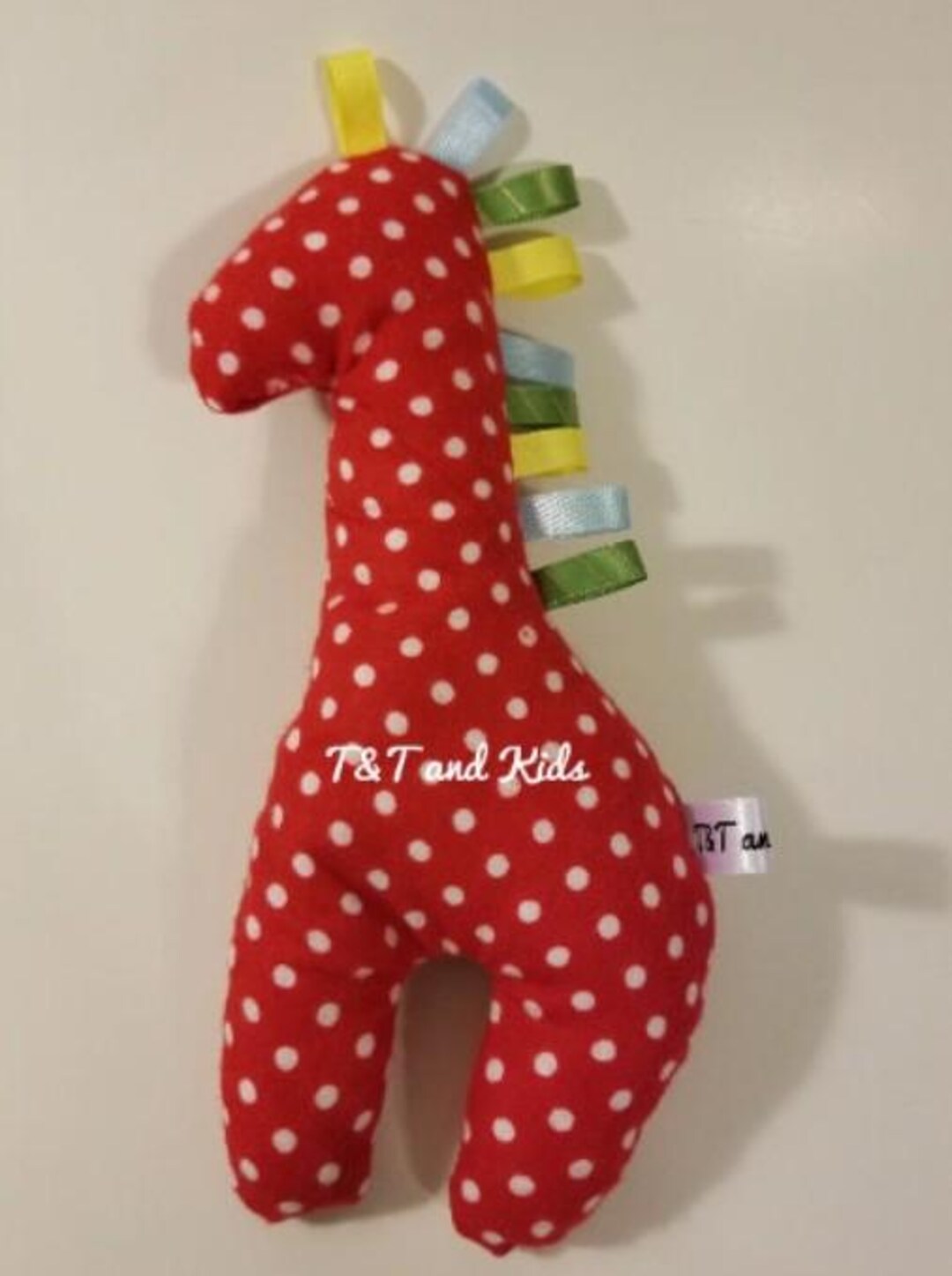 Giraffe Sensory Toy /sensory Baby Toy /baby Toy /giraffe /ribbon ...