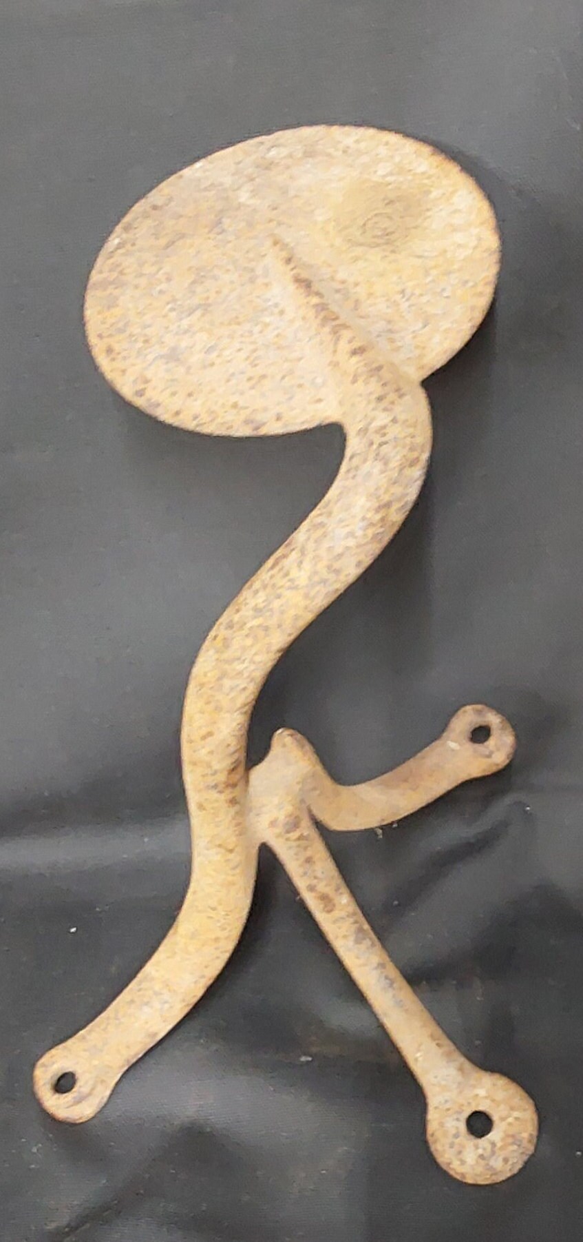 Antique Cast Iron Metal Wagon Buggy Step Round Circle B Mark 1935 Tri ...