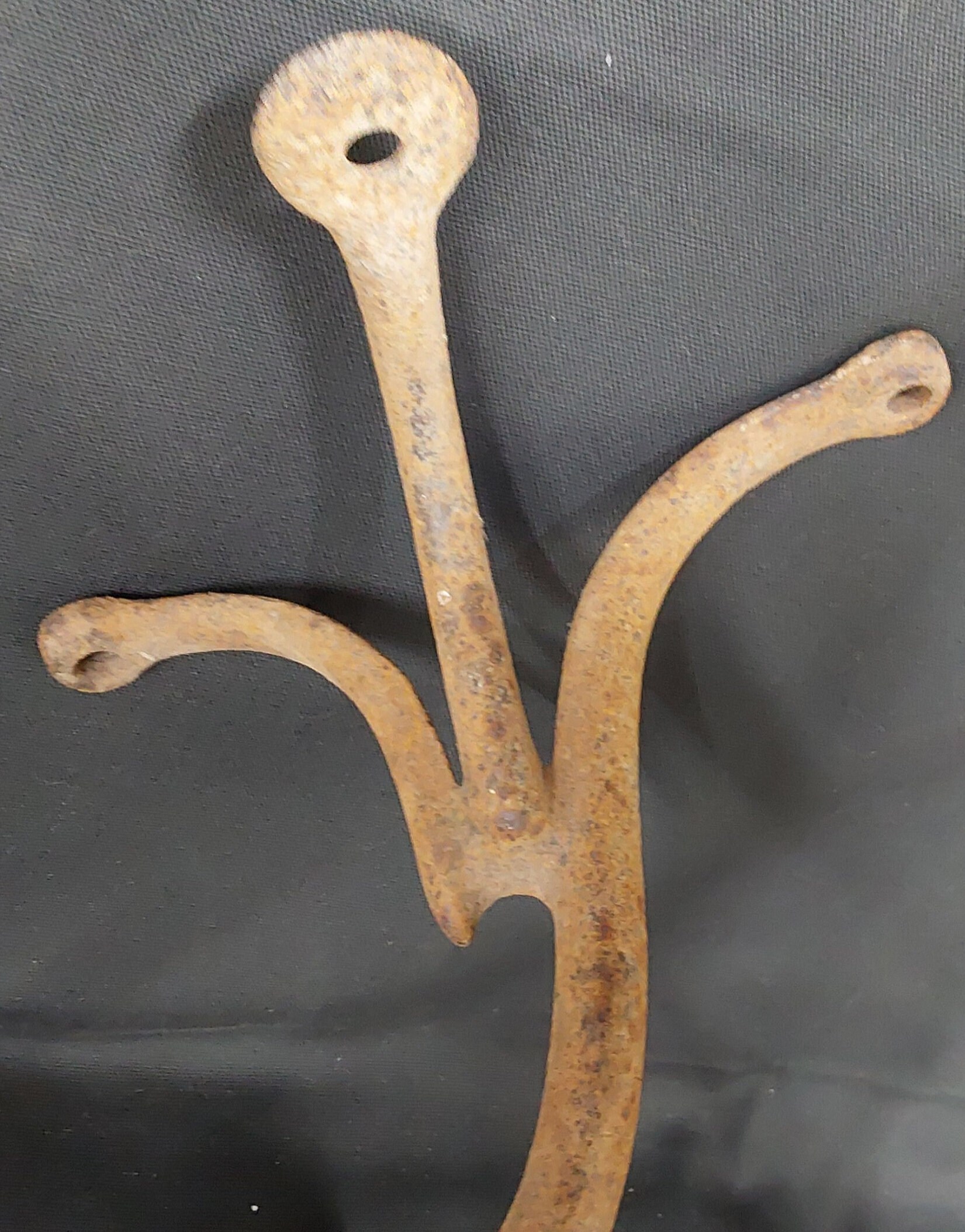 Antique Cast Iron Metal Wagon Buggy Step Round Circle B Mark 1935 Tri ...
