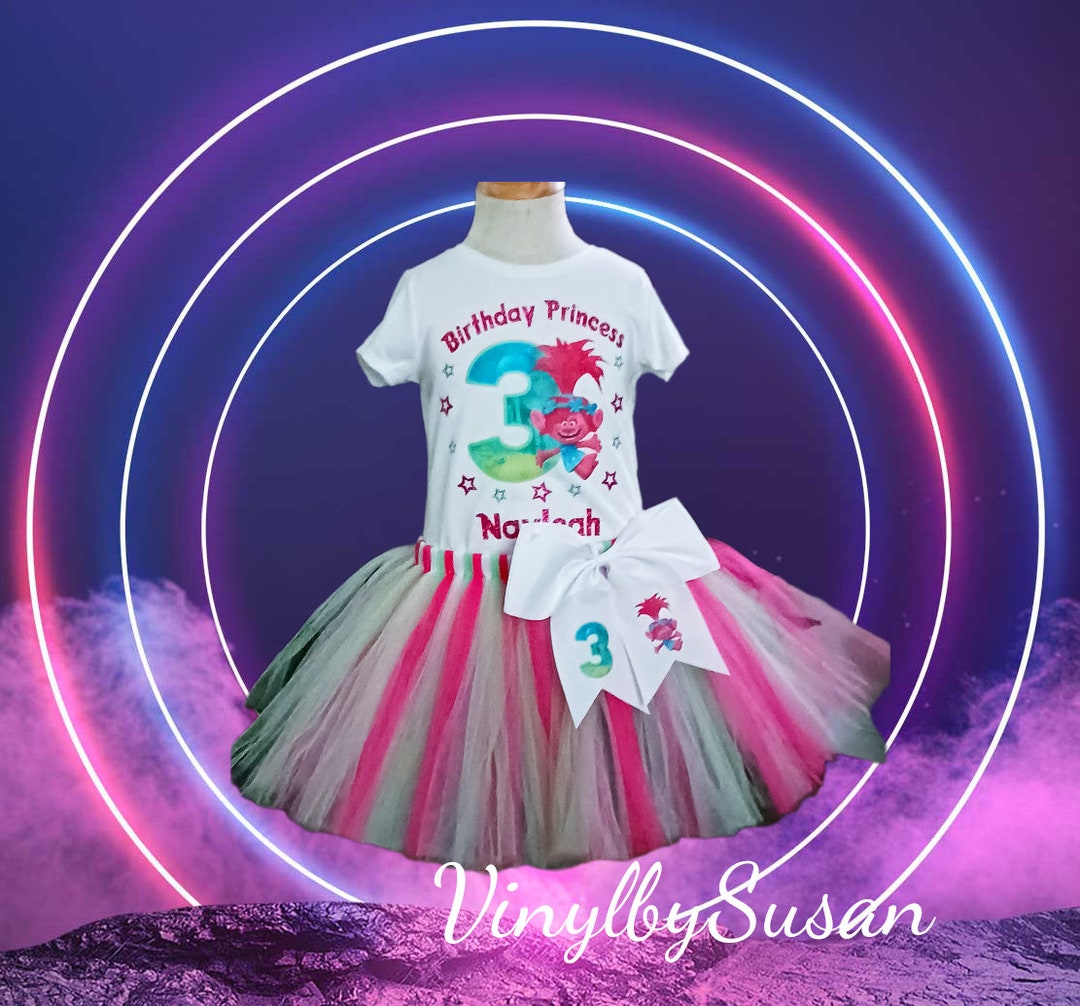 Girls Character Themed Birthday Shirt, Custom Character Themed Birthday ...