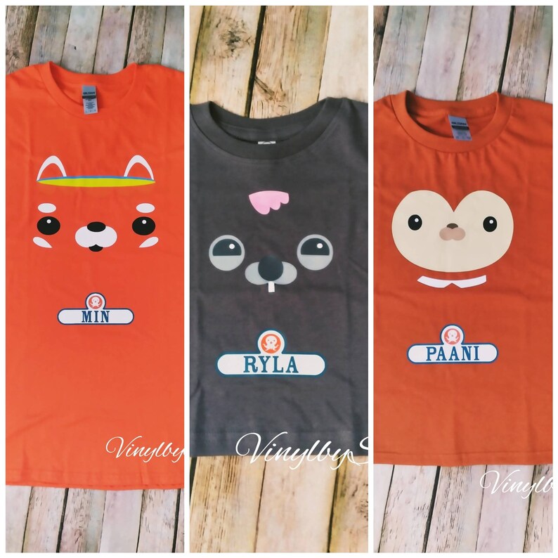 Themed Character Shirts Group/family Character Themed Shirt | Etsy