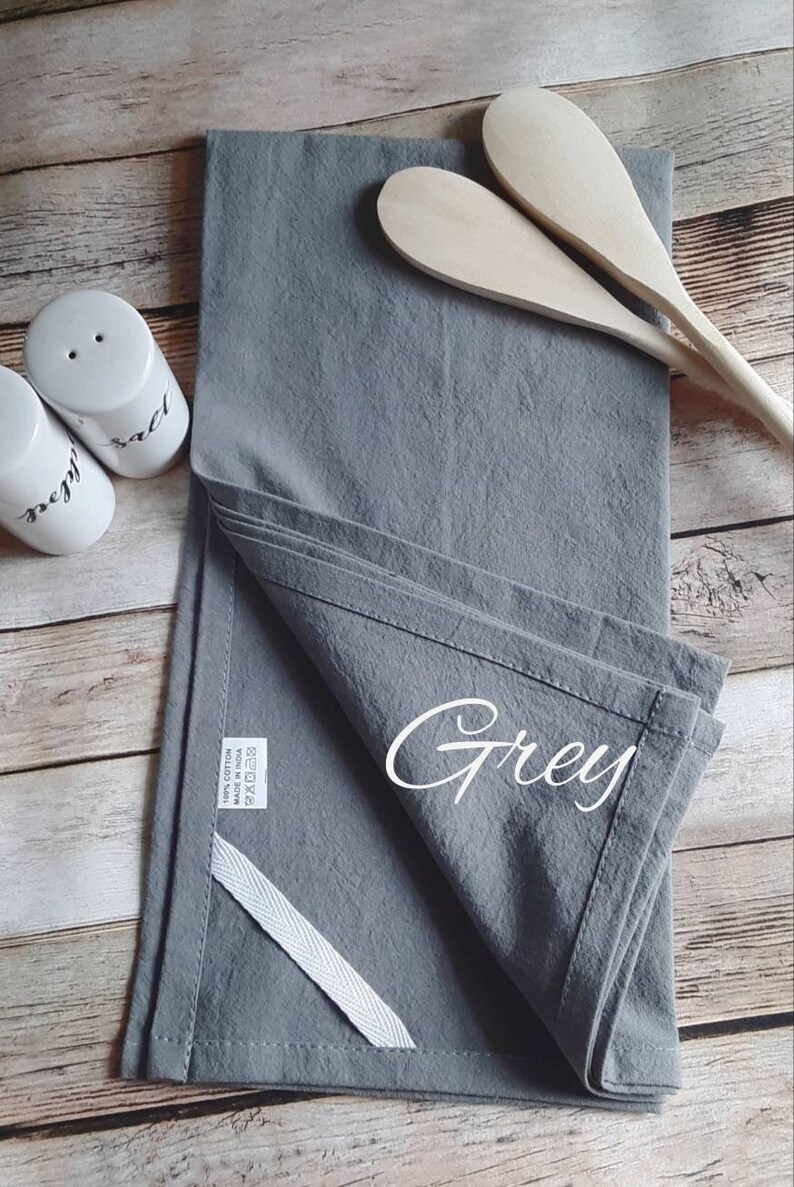 I Have Asked You Thrice for a Kitchen Towel... Flour Sack Tea | Etsy