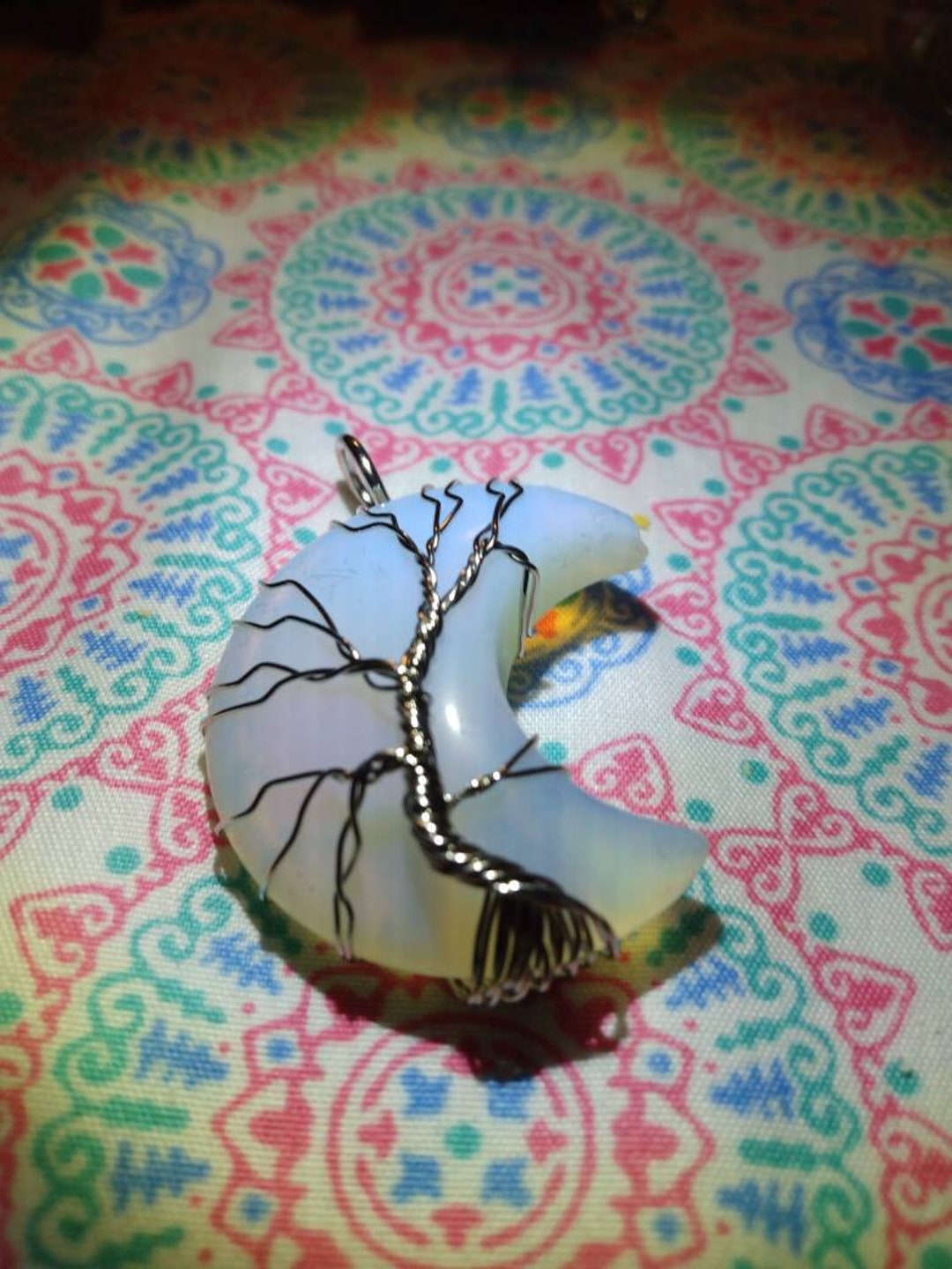 Crystal Moon & Tree Necklaces - Etsy