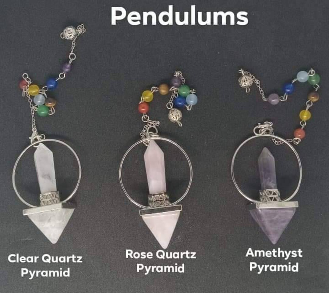 Crystal Pendulums - Etsy