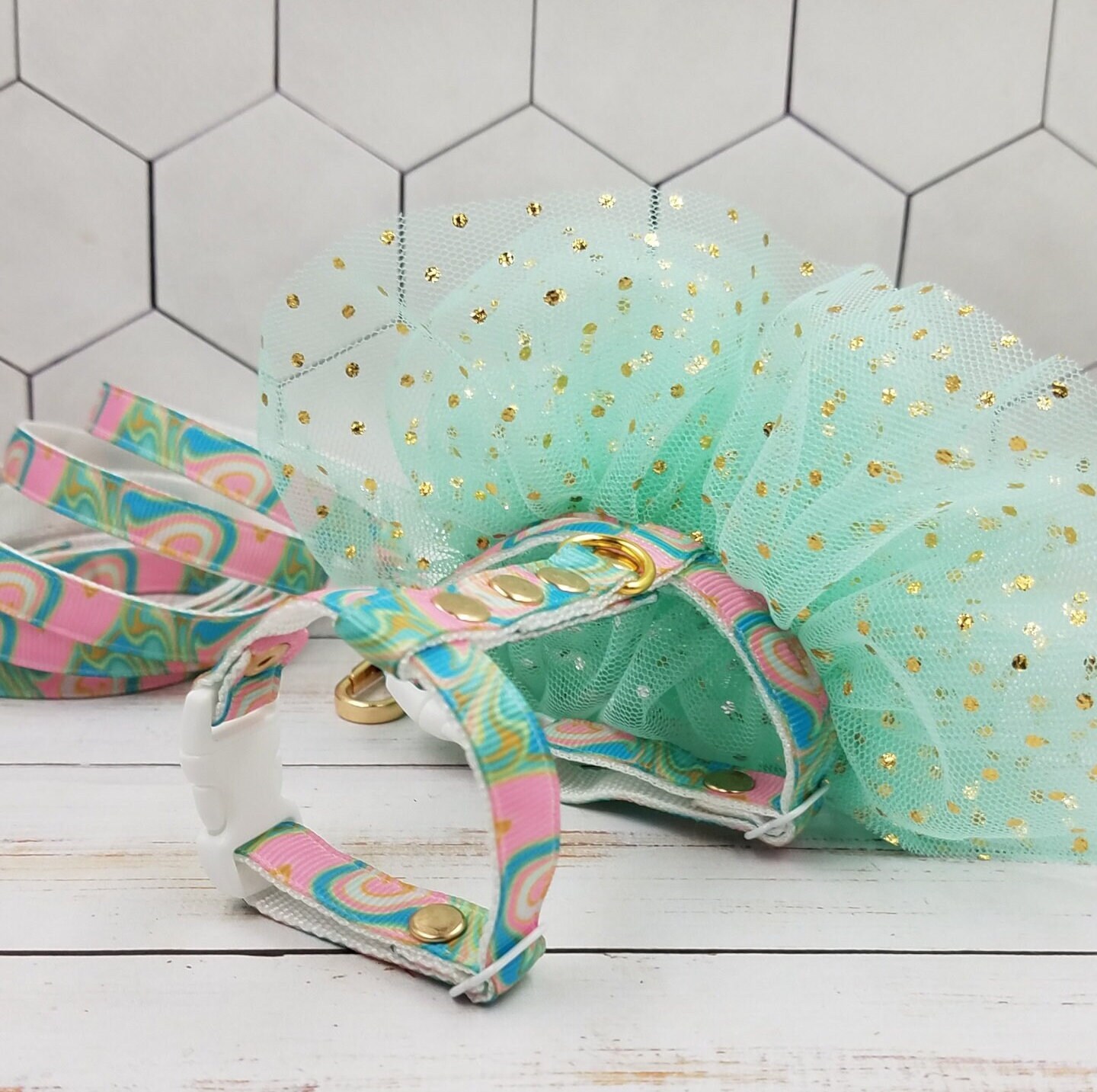 Ferret Harness Tutu and Leash Set. Pastel Color of Ferret Clothes. Tutu ...