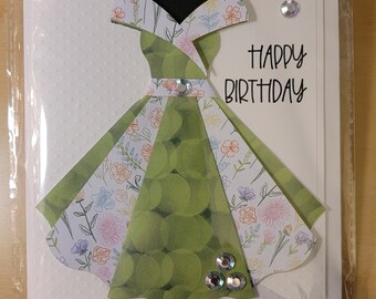 Darling Dress Card - Etsy
