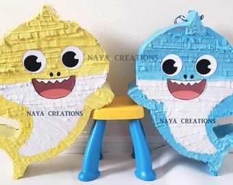 Blue Shark Pinata - Etsy
