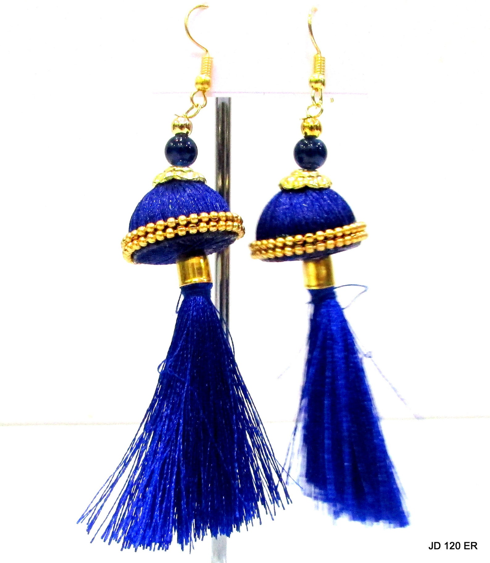 Handcrafted Silk Thread Tassel Jhumka Indian Ethnic Fashion - Etsy