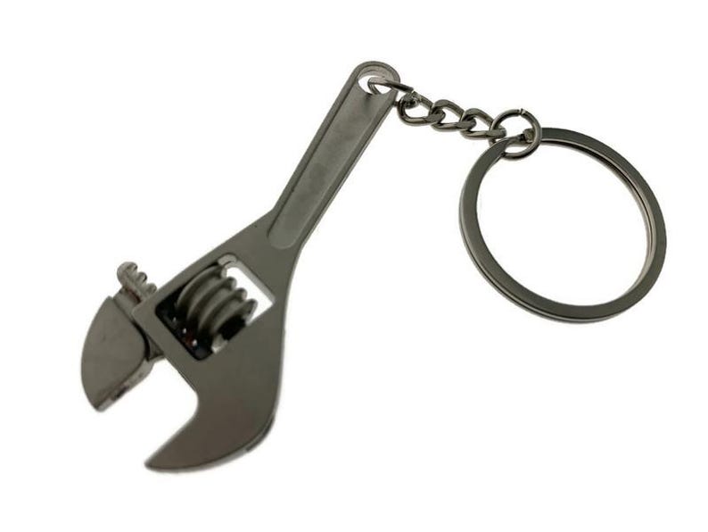 Keychains Set of 4 Key Rings Tool Saw Pliers Key Wrench - Etsy