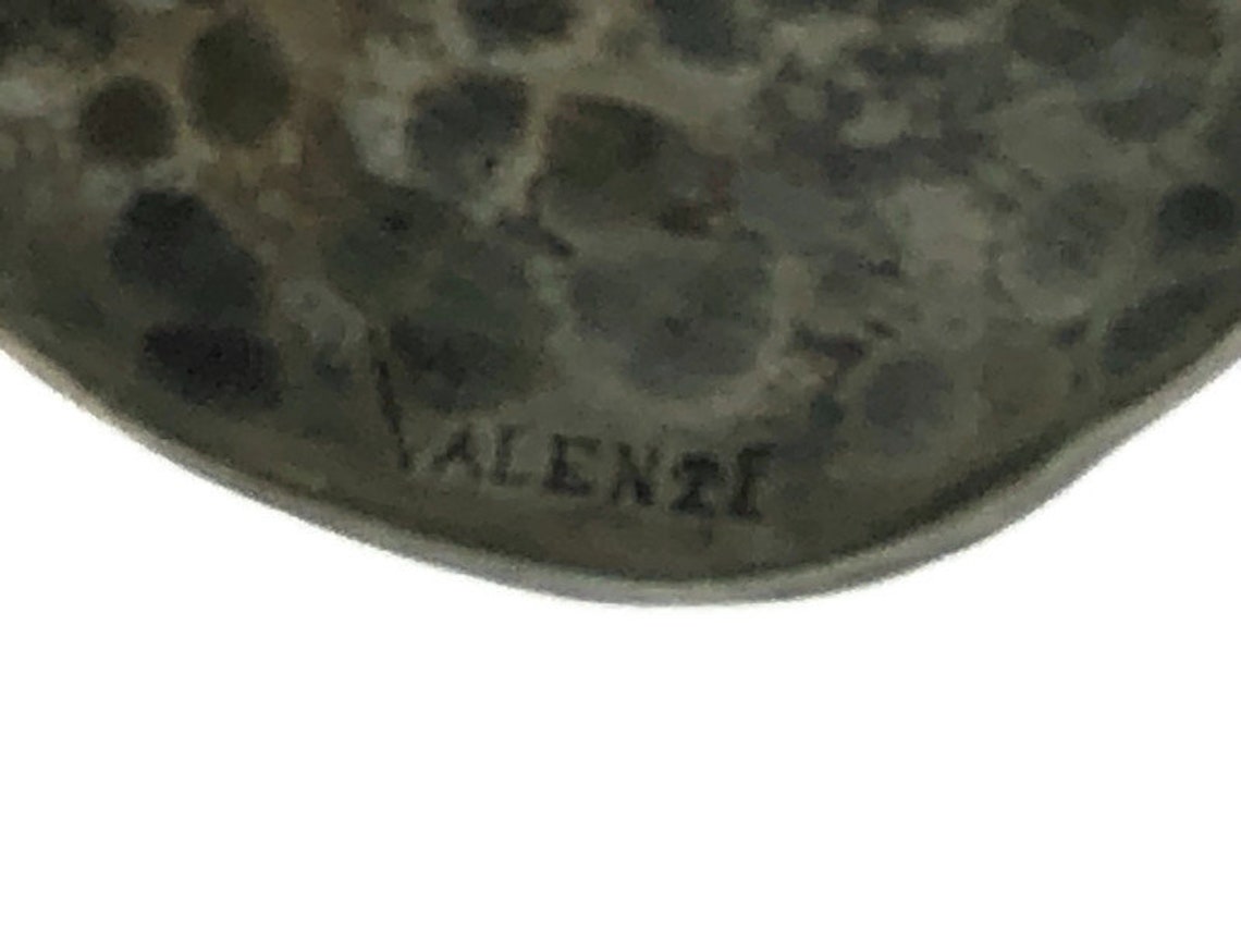 VALENTI Heavy Silver Plated Hammered (spain Barcelona) Letter Opener in ...