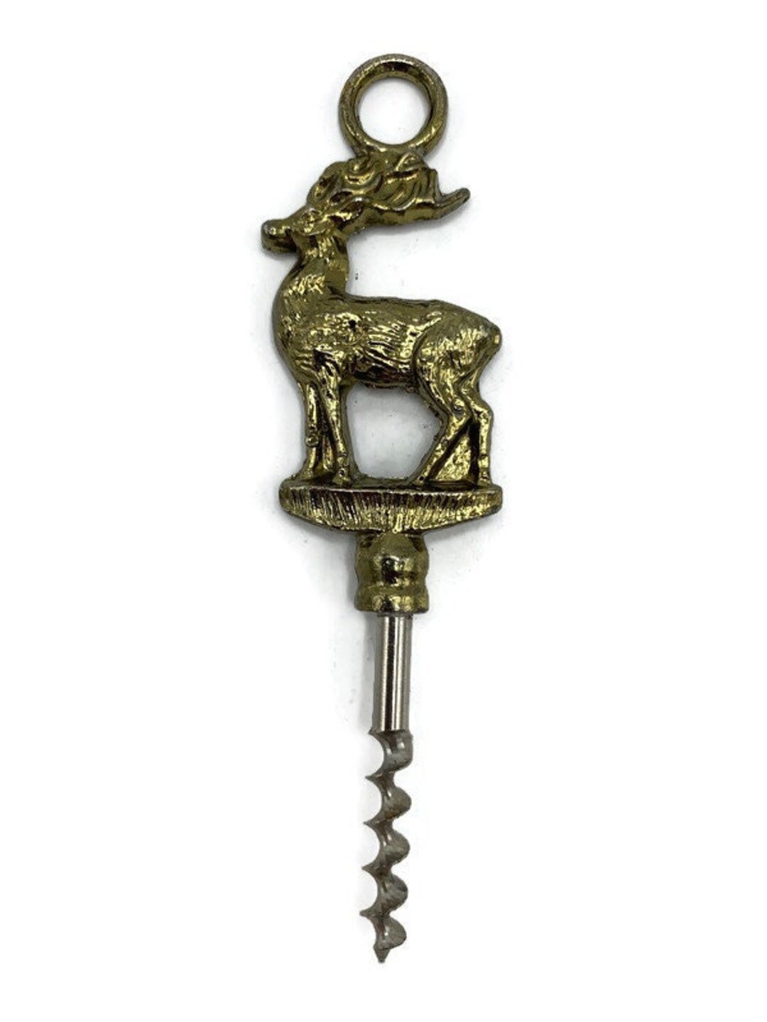 Copper Corkscrew With an Image of Deer - Etsy