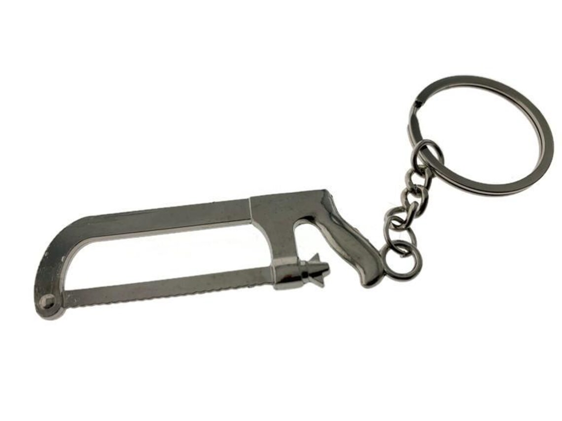Keychains Set of 4 Key Rings Tool Saw Pliers Key Wrench - Etsy
