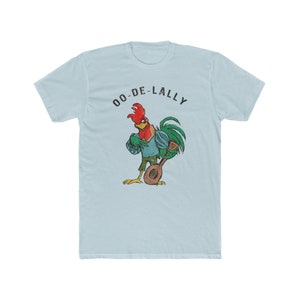 Retro Oo-de-lally Singing Rooster T-shirt Distressed Vintage Style ...