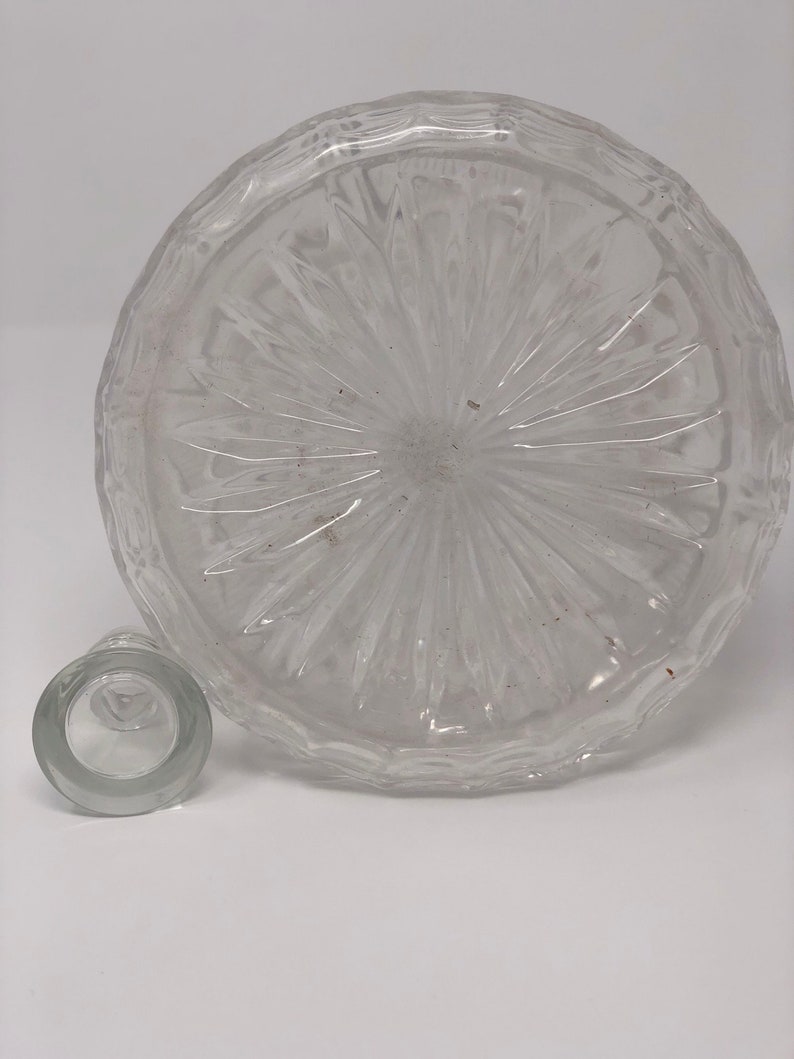 Flat Bottom Glass Decanter - Etsy