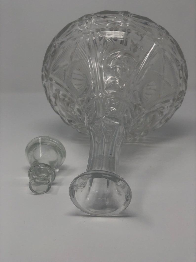 Flat Bottom Glass Decanter - Etsy