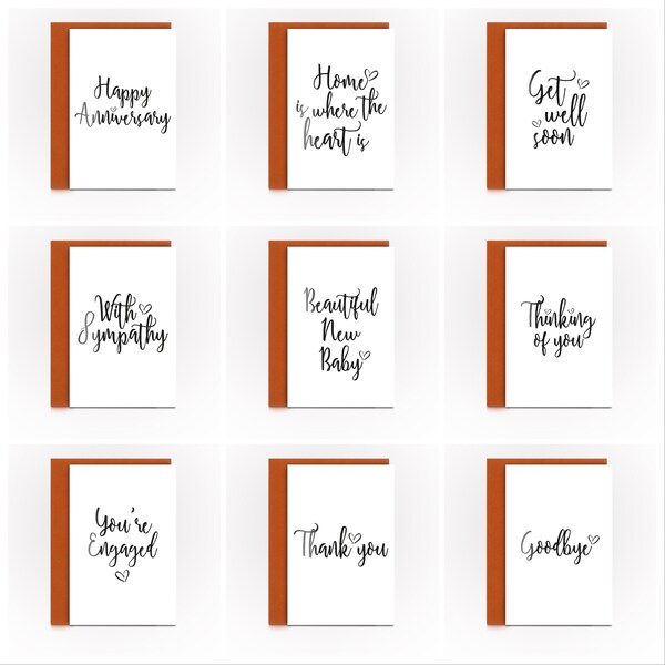 Get Well Card Calligraphy - Etsy