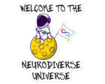 Neurodiverse Sticker, ADHD Sticker, Autism Sticker, Aspergers Gift, OCD ...