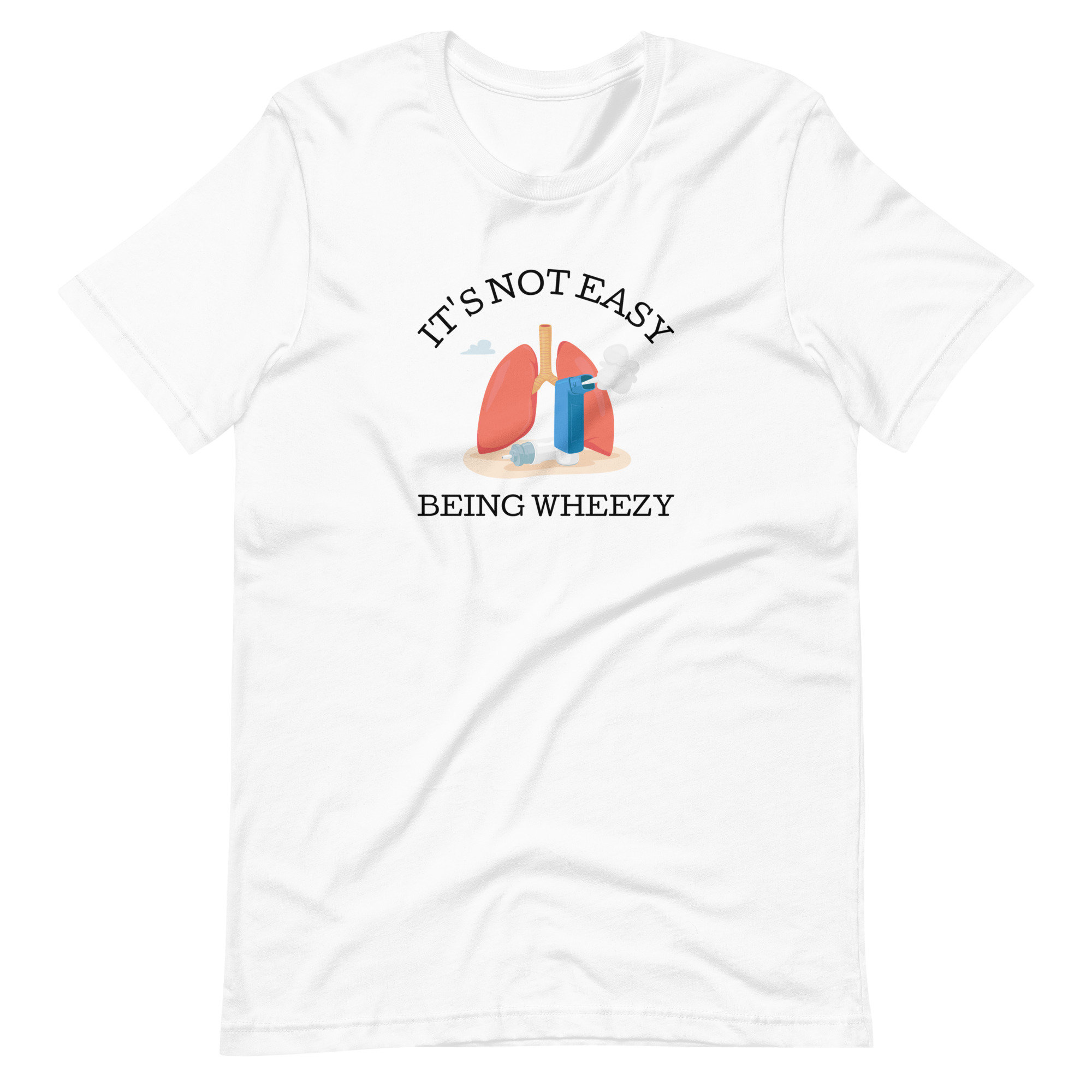 It's Not Easy Being Wheezy T-shirt Asthma Awareness | Etsy