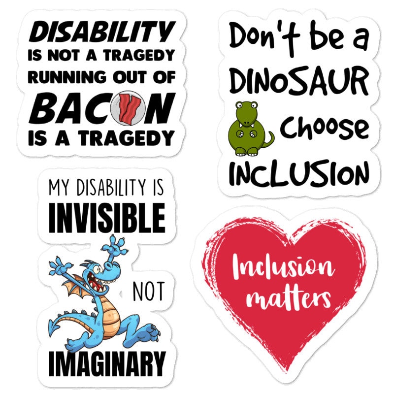 Disability Awareness Sticker Pack 2 Diversely Human | Etsy