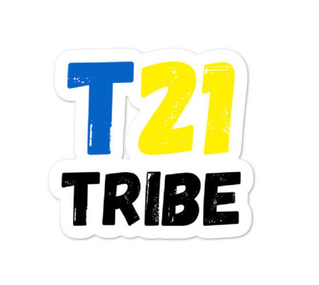 T21 Tribe Sticker - Down Syndrome Awareness Sticker - Diversely Human ...