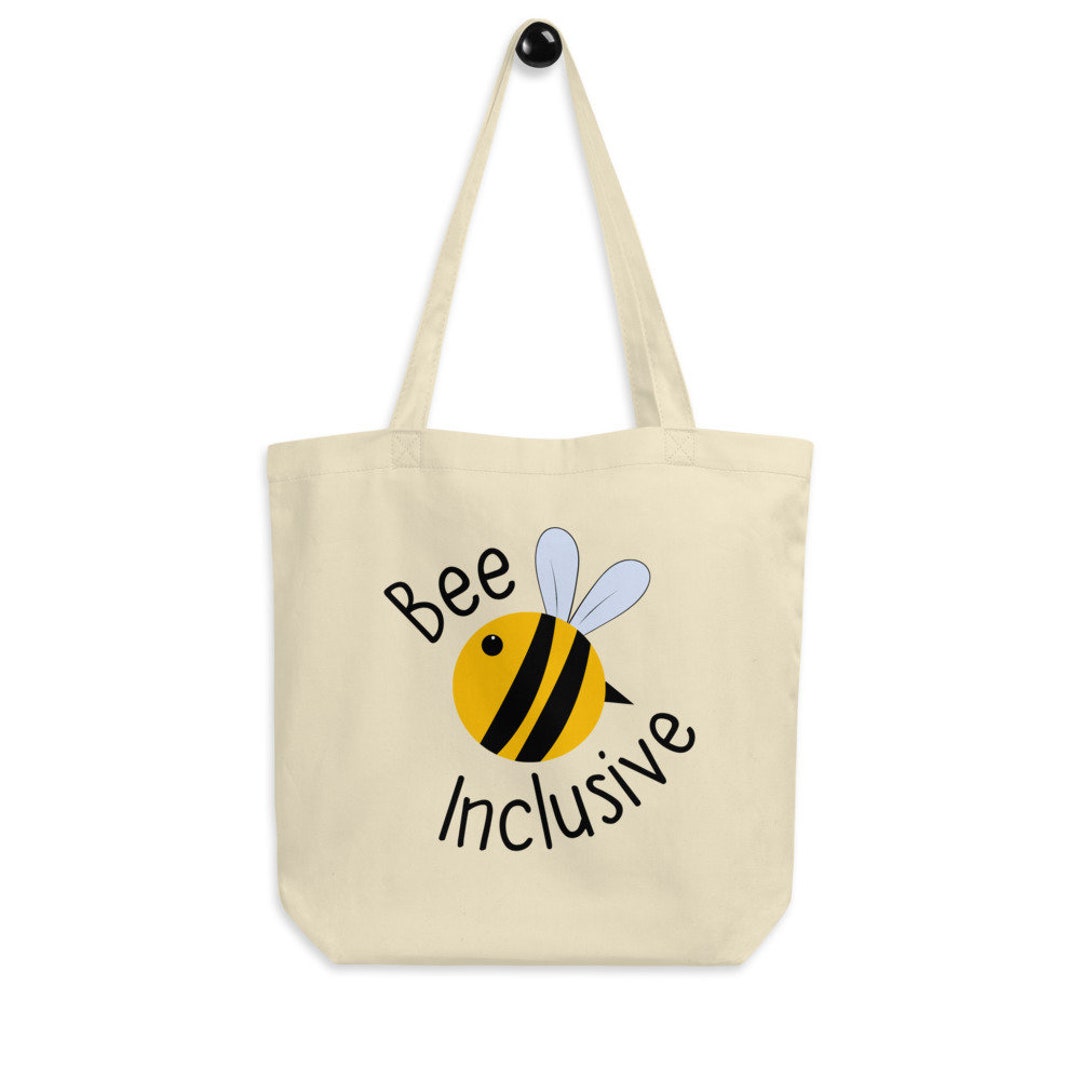 Bee Inclusive Eco Tote Bag - Diversely Human - Inclusion - Disability ...