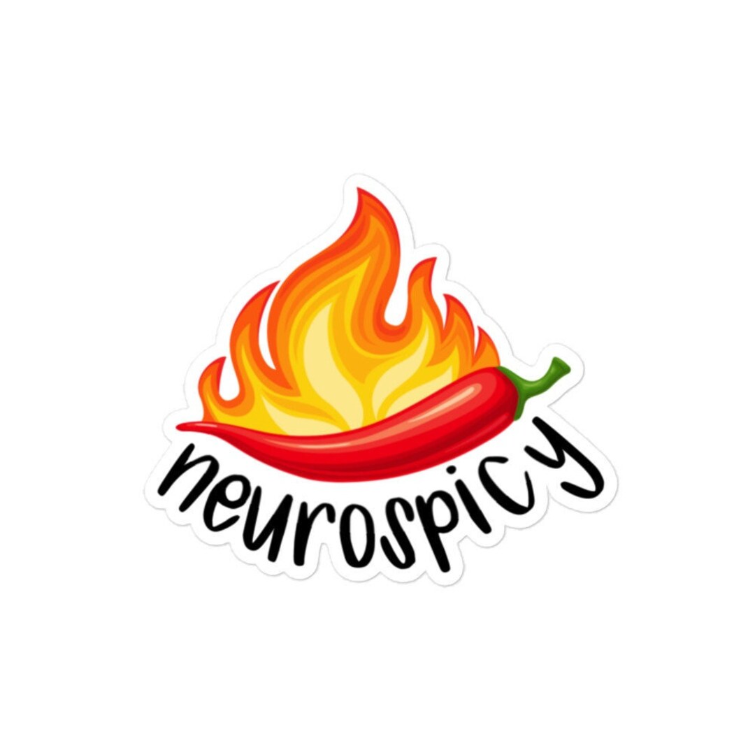 Neurospicy Sticker - Neurodiverse - Autism - Mental Health Awareness ...