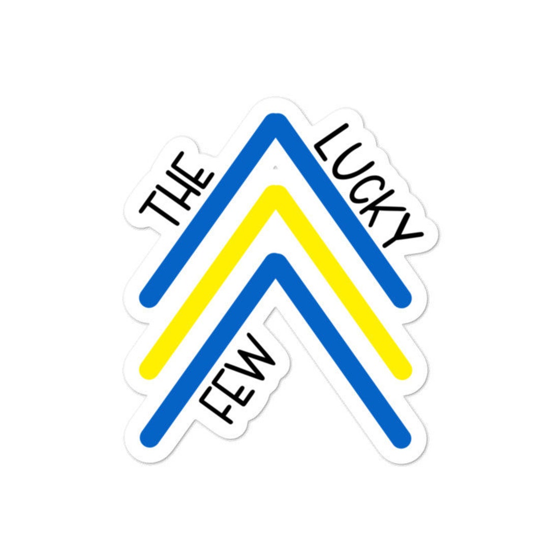 The Lucky Few Sticker Diversely Human Disability Awareness Sticker Down ...