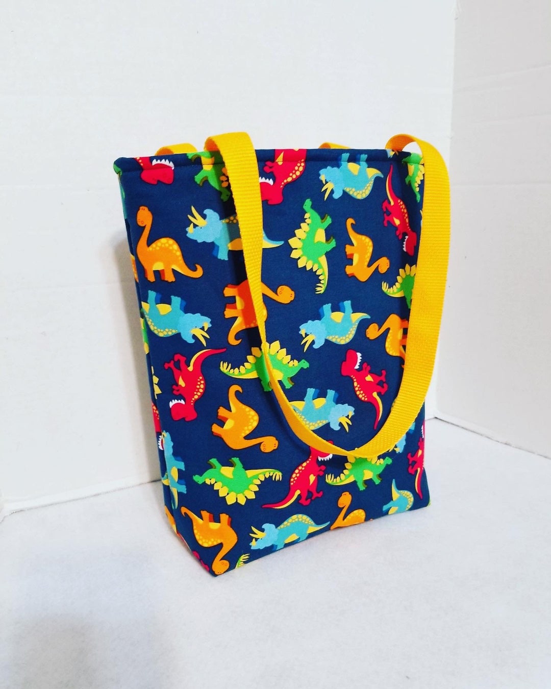 Cute Dinosaurs Market Tote - Reusable Bags With Handles - Eco-friendly ...