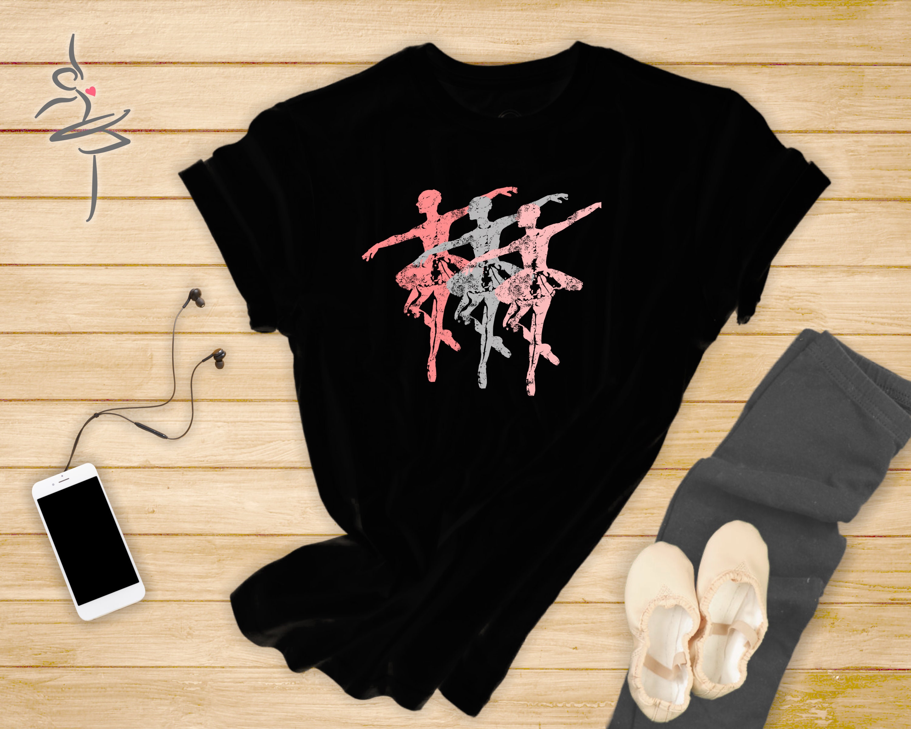 Girls Ballerina Trio T-shirt: Kids Dance Competition Shirt - Etsy