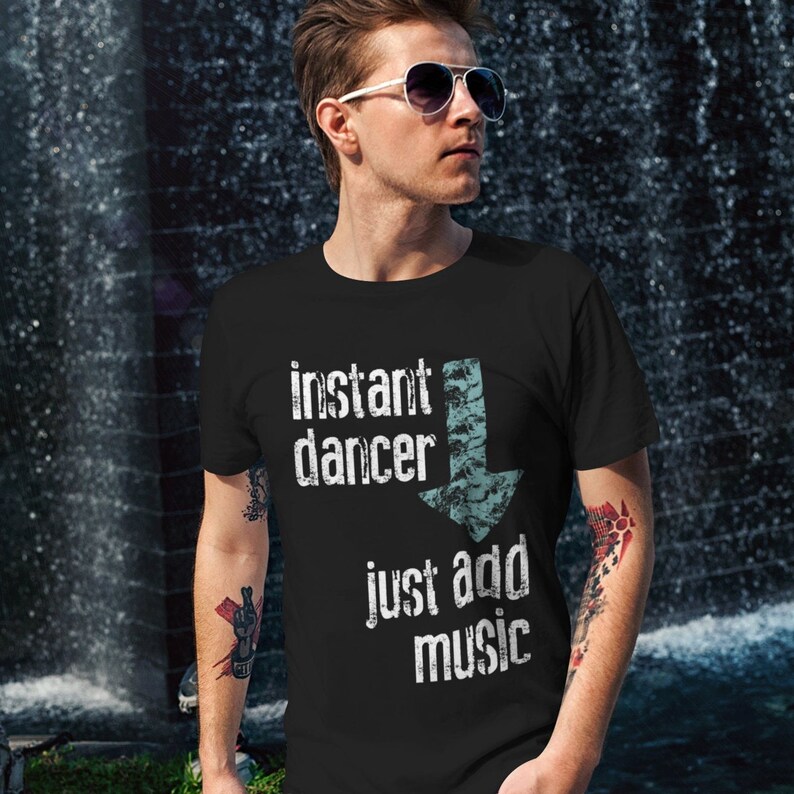 Male Dancer T-shirt Boys Dance Shirt Instant Dancer Just - Etsy