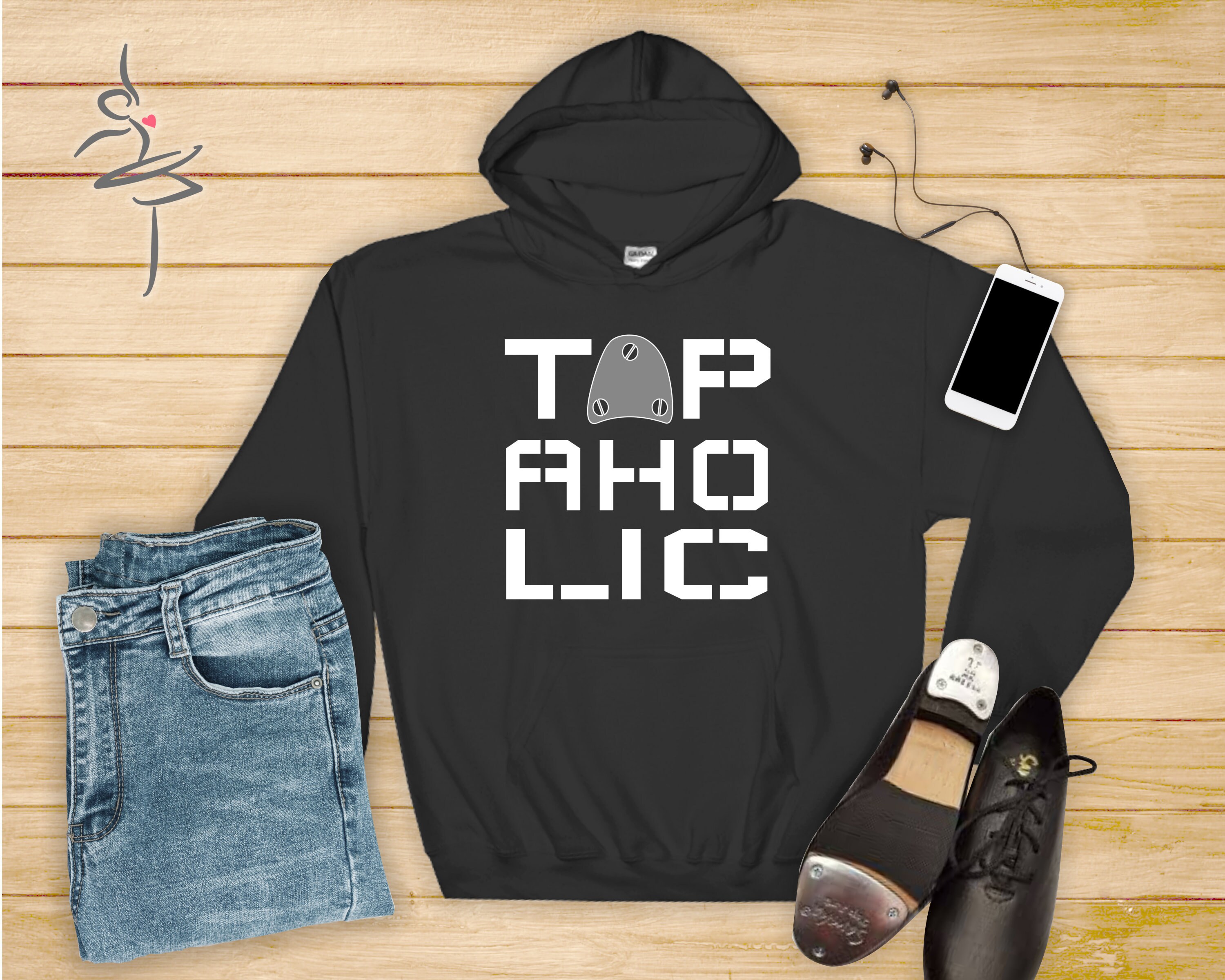 Tap Dance Sweatshirt Tapaholic Hoodie Tap Dance Teacher Recital Gift ...