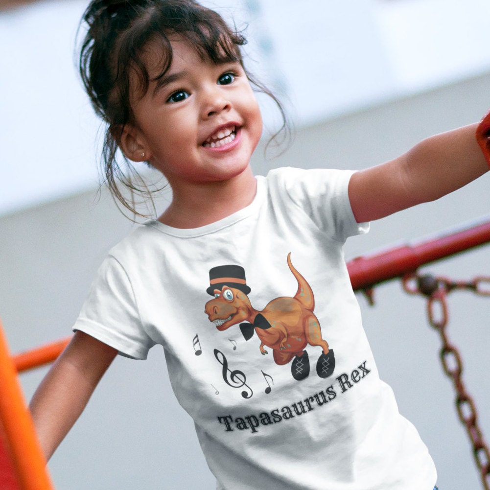 Kids Tap Dance Shirt Dancing Dinosaur Recital Gift - Etsy