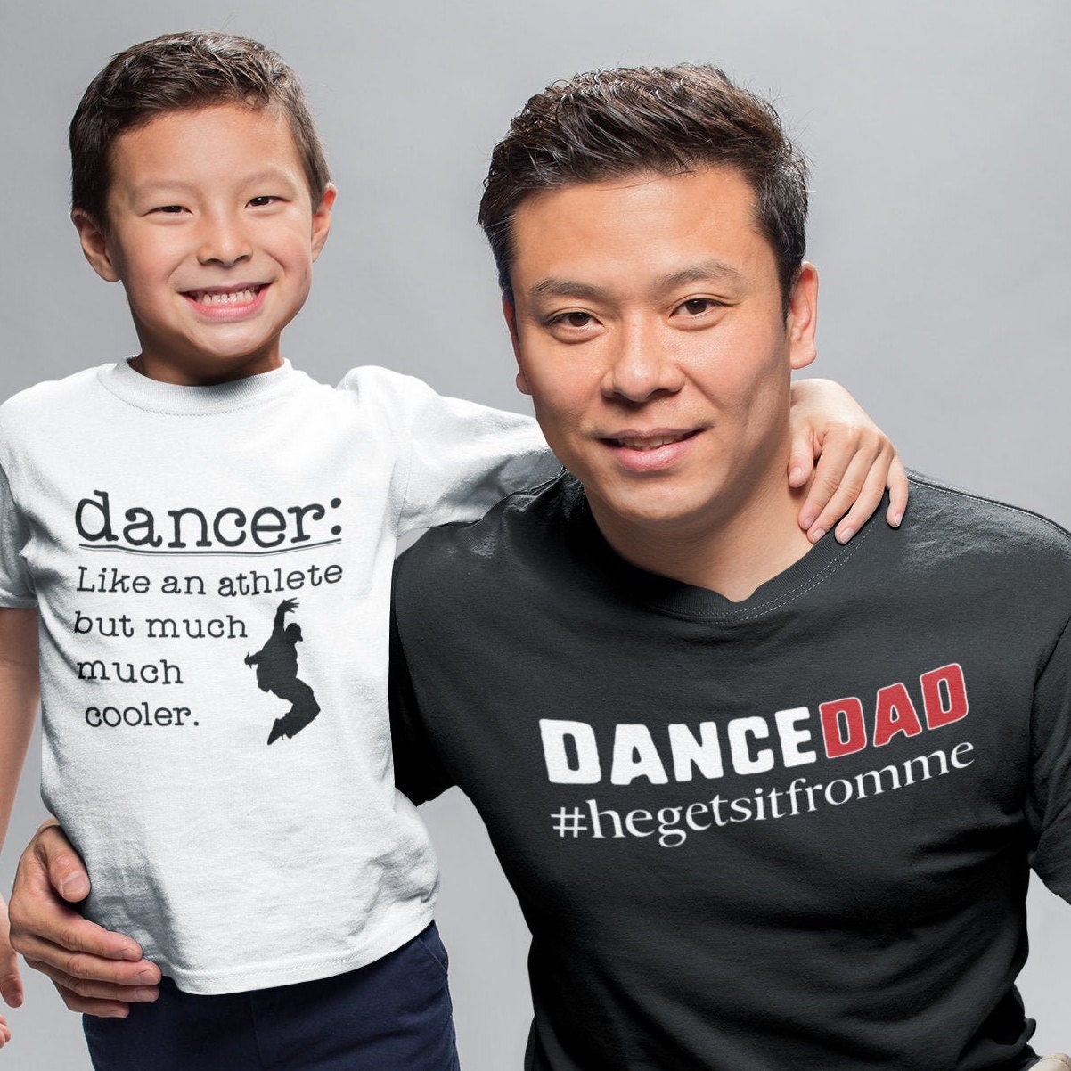 Dance Dad of Male Dancer Shirt He Gets It From Me Funny - Etsy