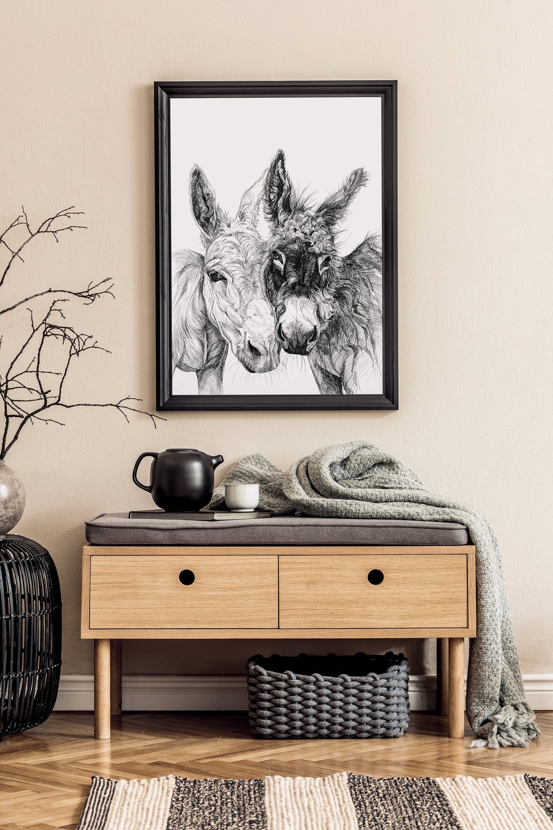 Matilda and Amos Print - Etsy