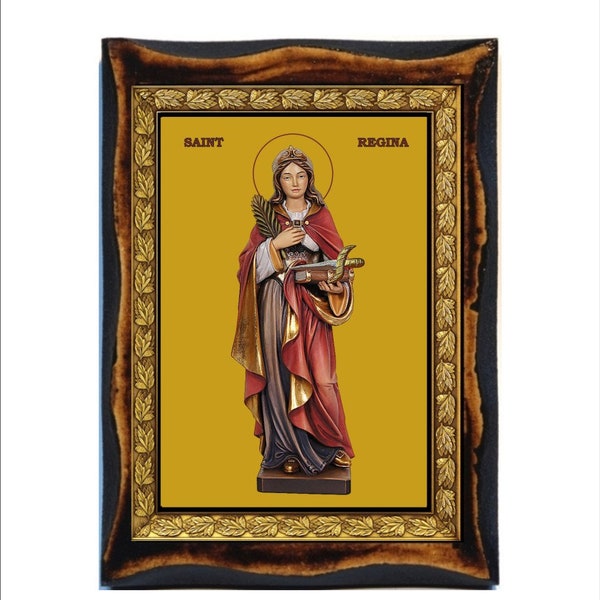 St Regina Statue - Etsy