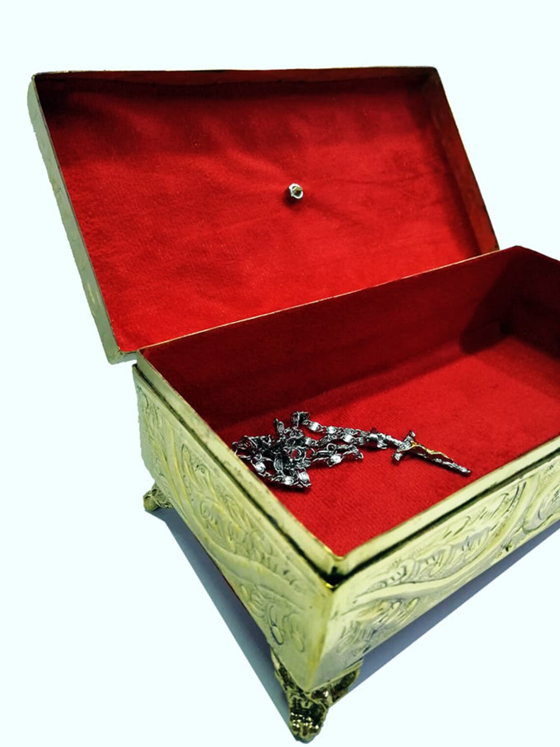 Brass Reliquary Box Reliquary Box Boîte à Reliquaire En | Etsy