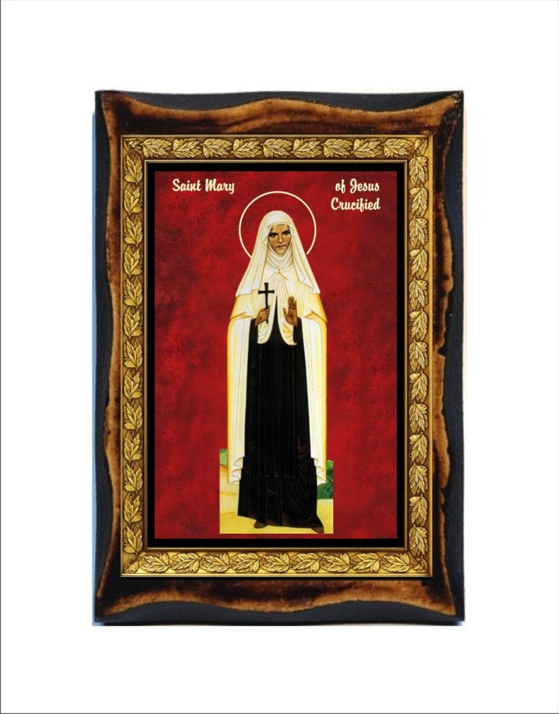 Mary of Jesus Crucified mariam Baouardy santa Maria Di Gesù - Etsy