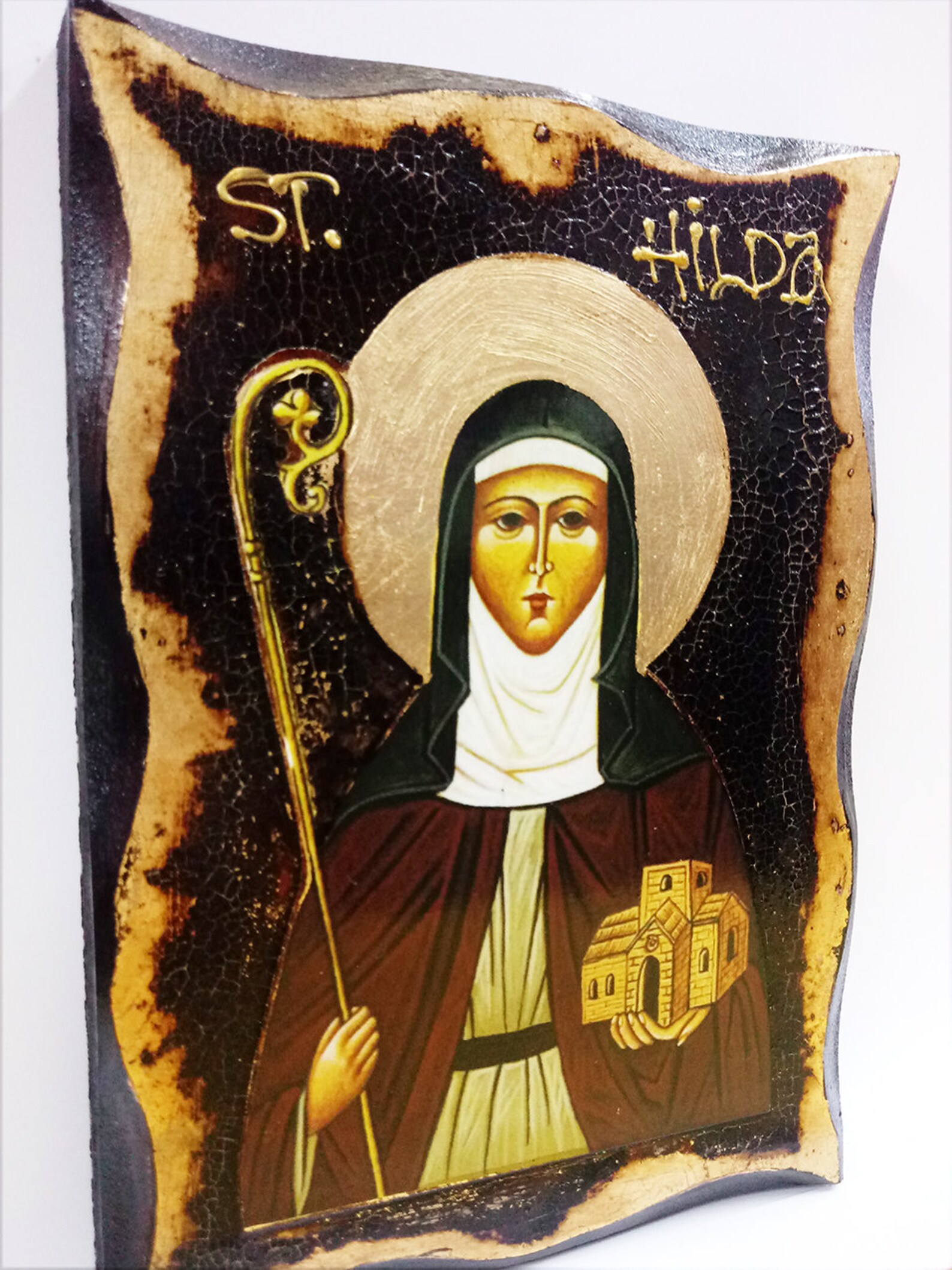 Hilda of Whitby Hild of Whitby Saint Hilda of Hilda von | Etsy