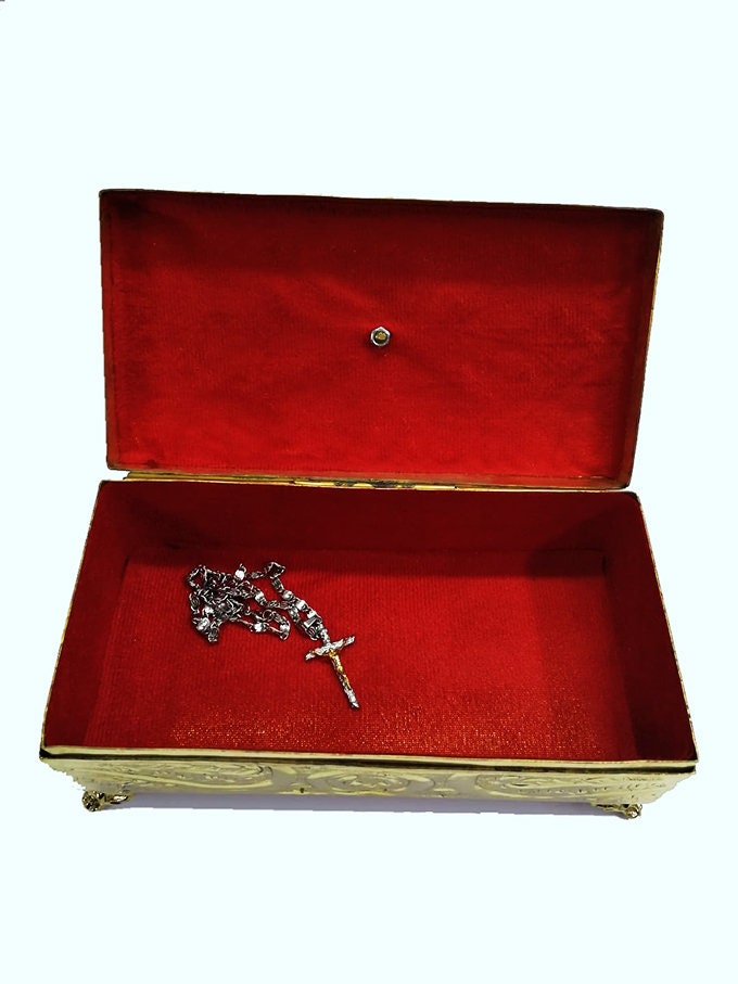 Brass Reliquary Box Reliquary Box Boîte à Reliquaire En | Etsy