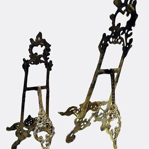 Vintage Brass Frame Stand Brass Bible Stand Victorian - Etsy